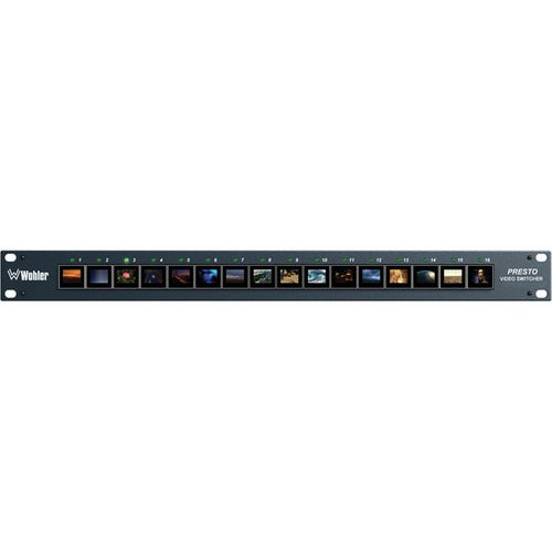Wohler PRESTO 16x1 SDI Video/Audio Switcher – AVGear.com