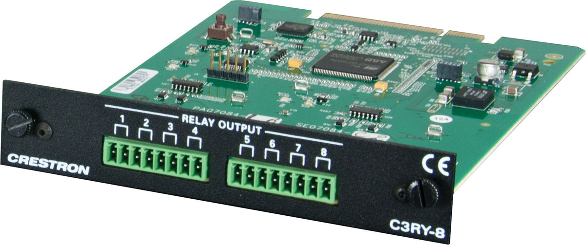 Crestron C3RY-8 3-Series™ Control Card – 8 Relay Ports (NEW-Open Box ...