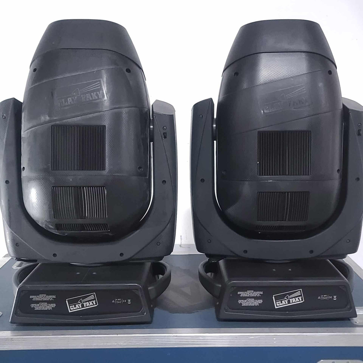 (2) Clay Paky C61500 Scenius Moving Head Spotlights in Calzone Wheeled ...