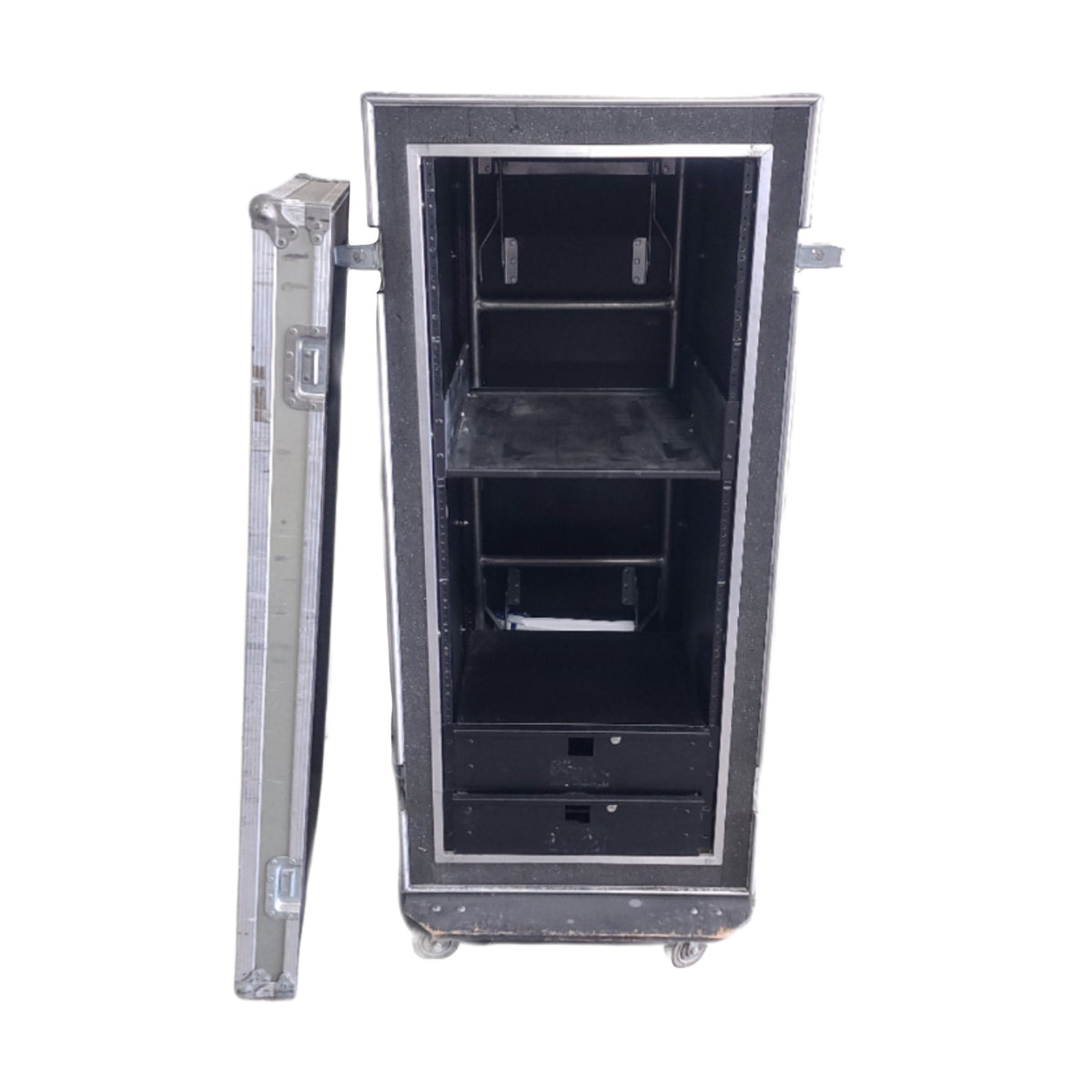 22x19x47 LM Engineering 26RU Wheeled Rack Case w/ (2) Drawers – AVGear.com