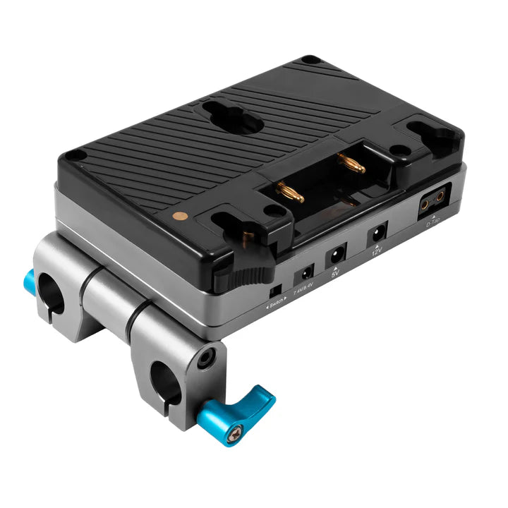 Kondor Blue Cine Battery Plate with 15mm Rod Clamp (Gold Mount ...