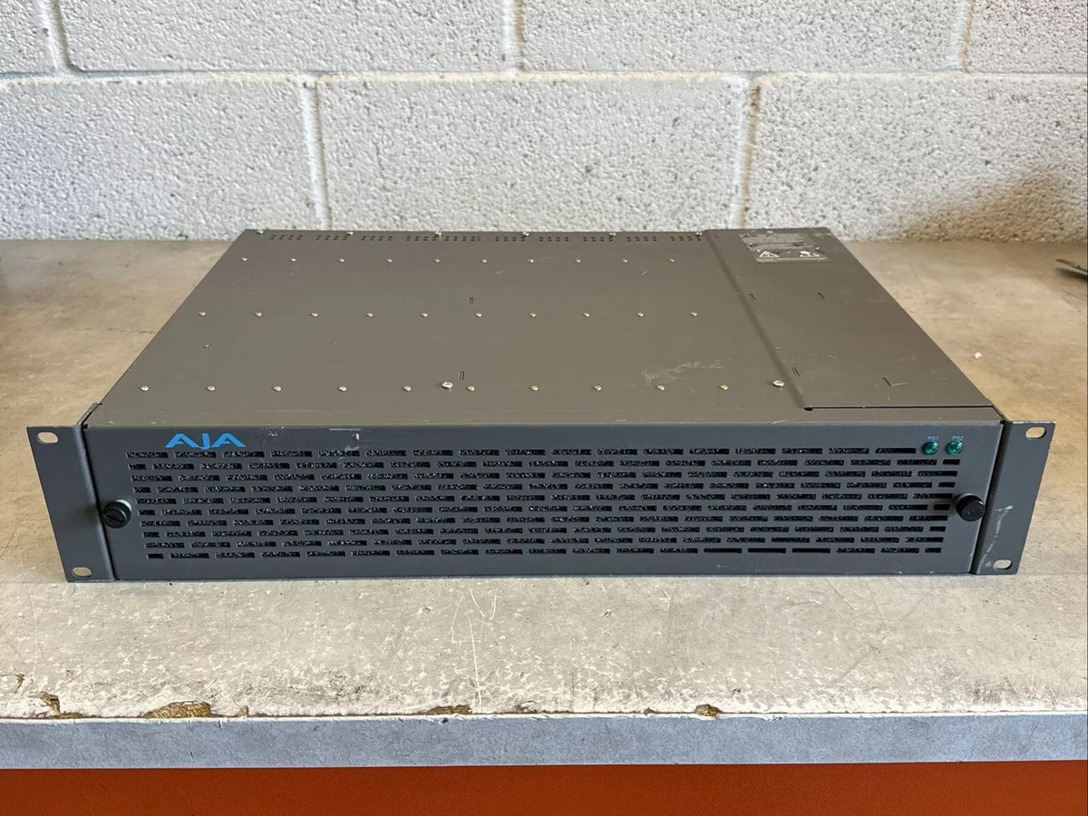 AJA Video System FR2 R-Series 2RU 10 Slot Rackmount Frame – AVGear.com