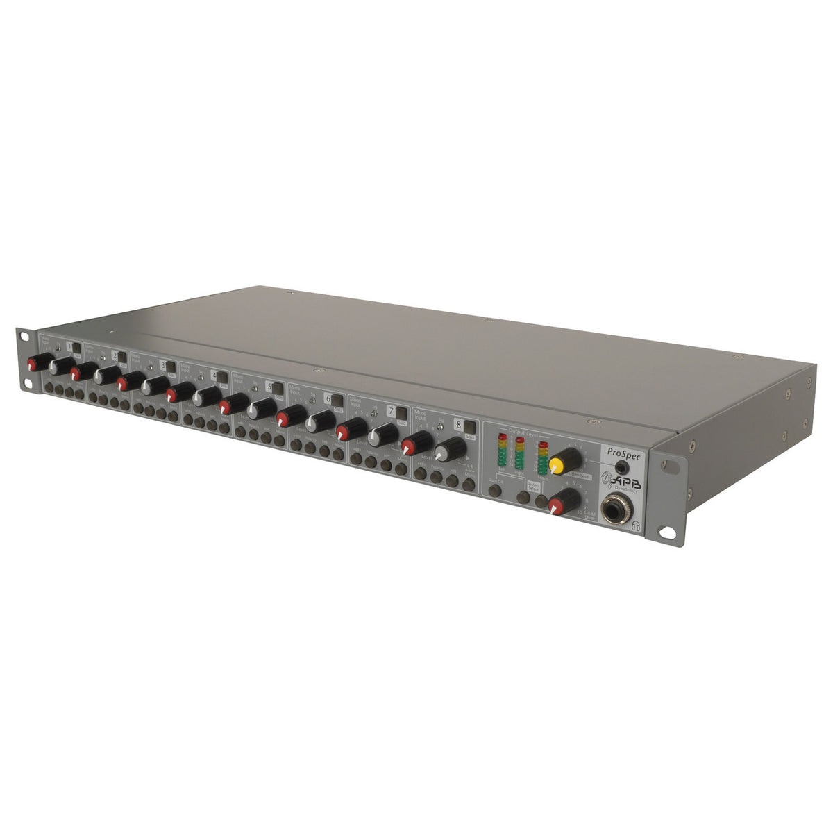 APB DynaSonics ProSpec 1U8M 8-Channel Mic/Line Mixer – AVGear.com