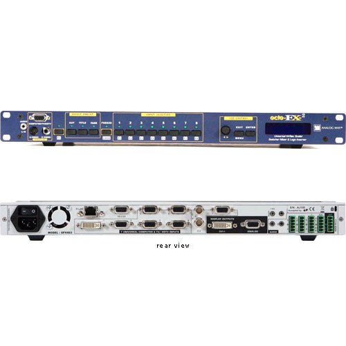 Analog Way Octo-FX OFX802 Computer and Video Seamless Switcher – AVGear.com