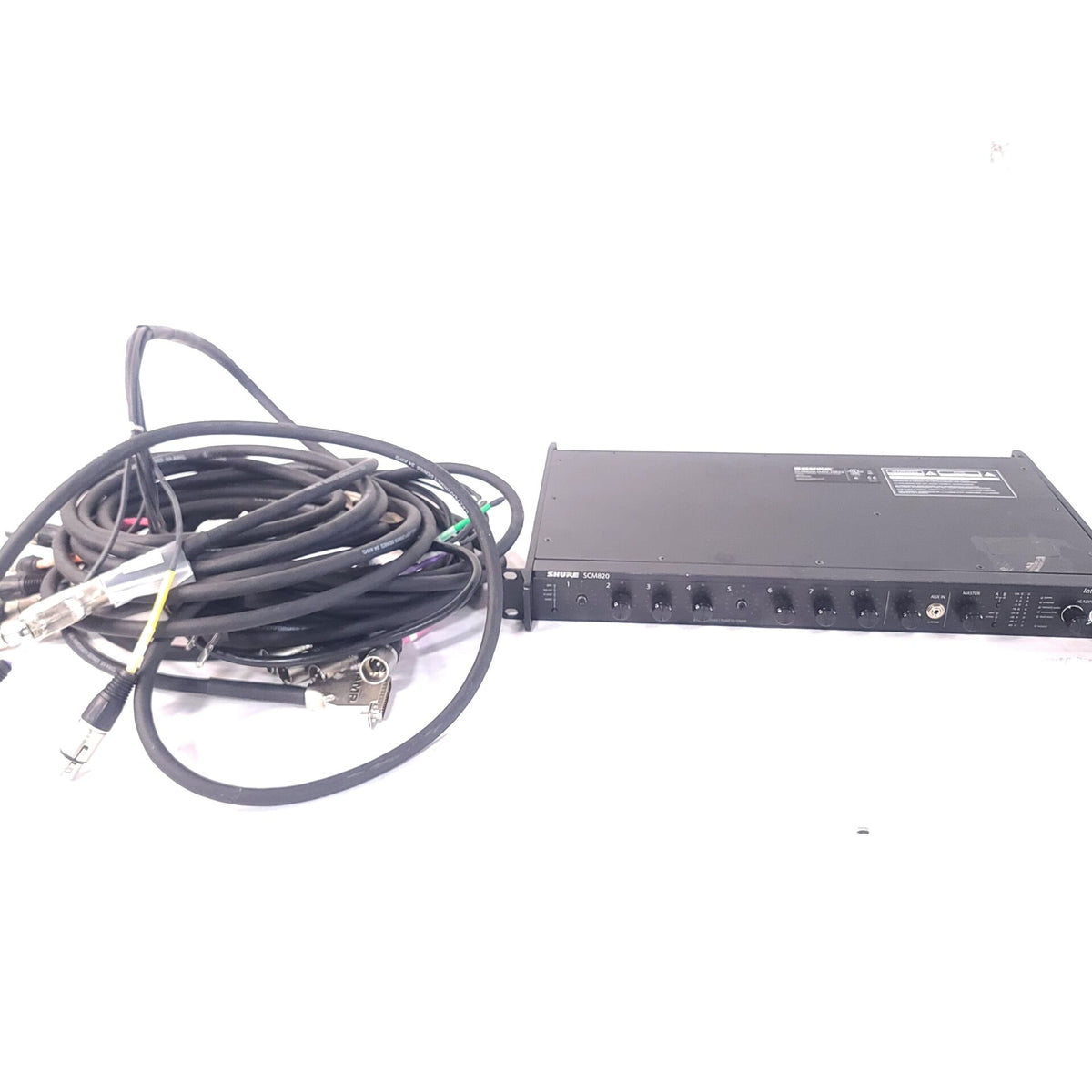 Shure SCM820-DAN-DB25 IntelliMix Automatic Mixer w/ DB25 Connectors ...