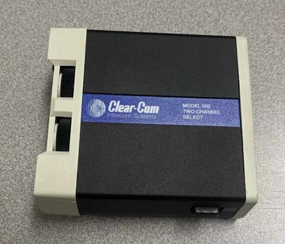Clear-Com RS-502 2-Channel Beltpack Intercom Station – AVGear.com