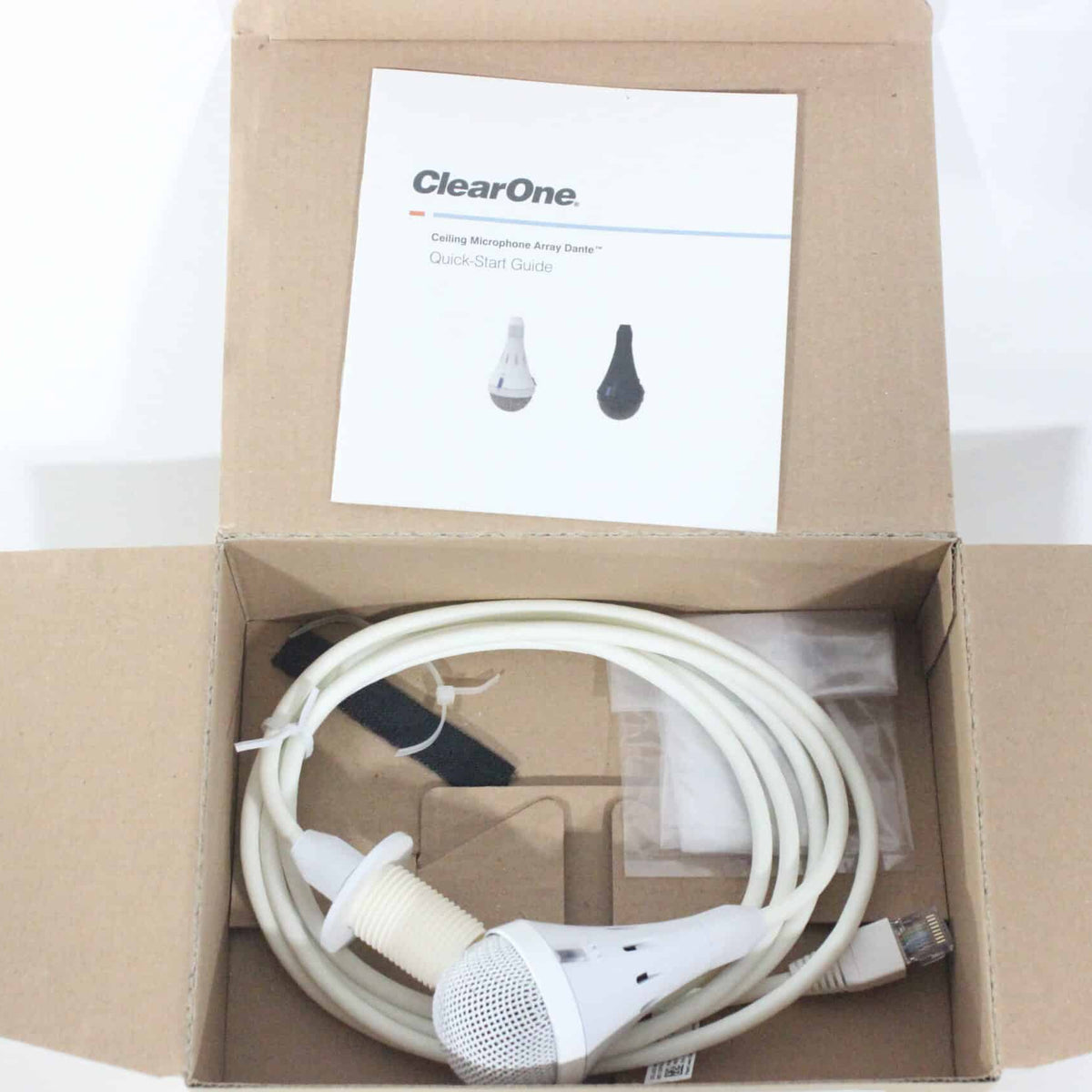 ClearOne Dante Ceiling Microphone Array Mic Capsule (White) – AVGear.com