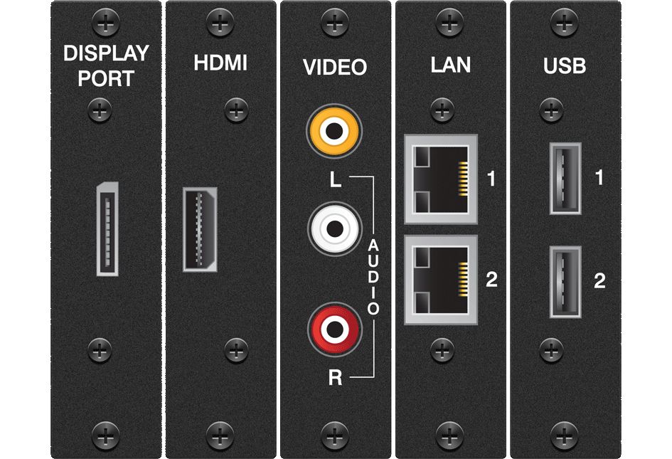 Crestron FTA-CP-USB-102 FlipTop Connector Plate - x2 USB – AVGear.com