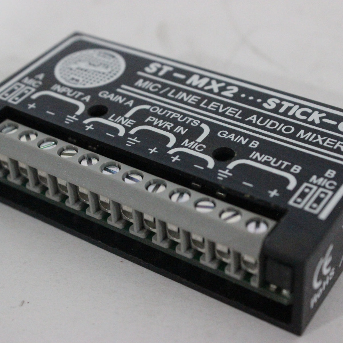 Design Radio ST-MX2 Stick-On Mic/Line Level Audio Mixer – AVGear.com