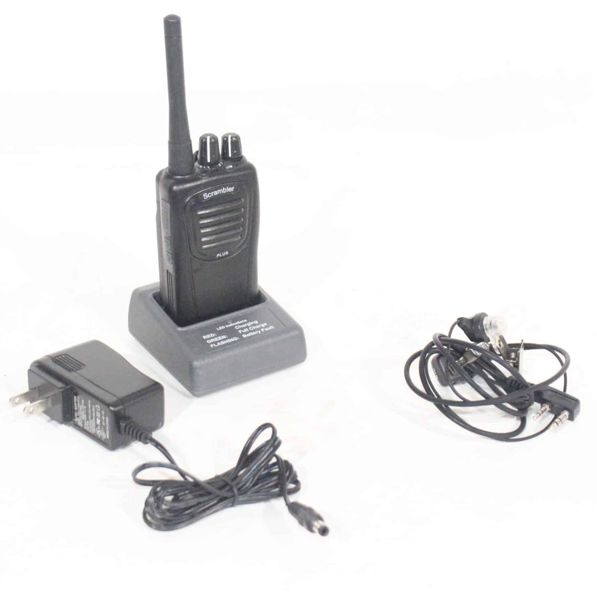 Eartec Scrambler SC-1000 Simplex Wireless PLUS 2-Way Radio w/ Ear Piec ...