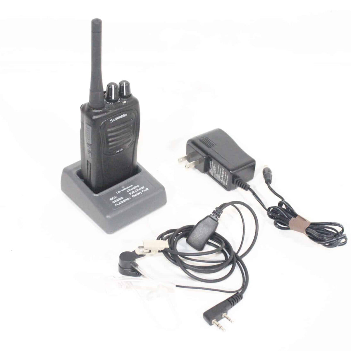 Eartec Scrambler SC-1000 Simplex Wireless PLUS 2-Way Radio w/ Ear Piec ...