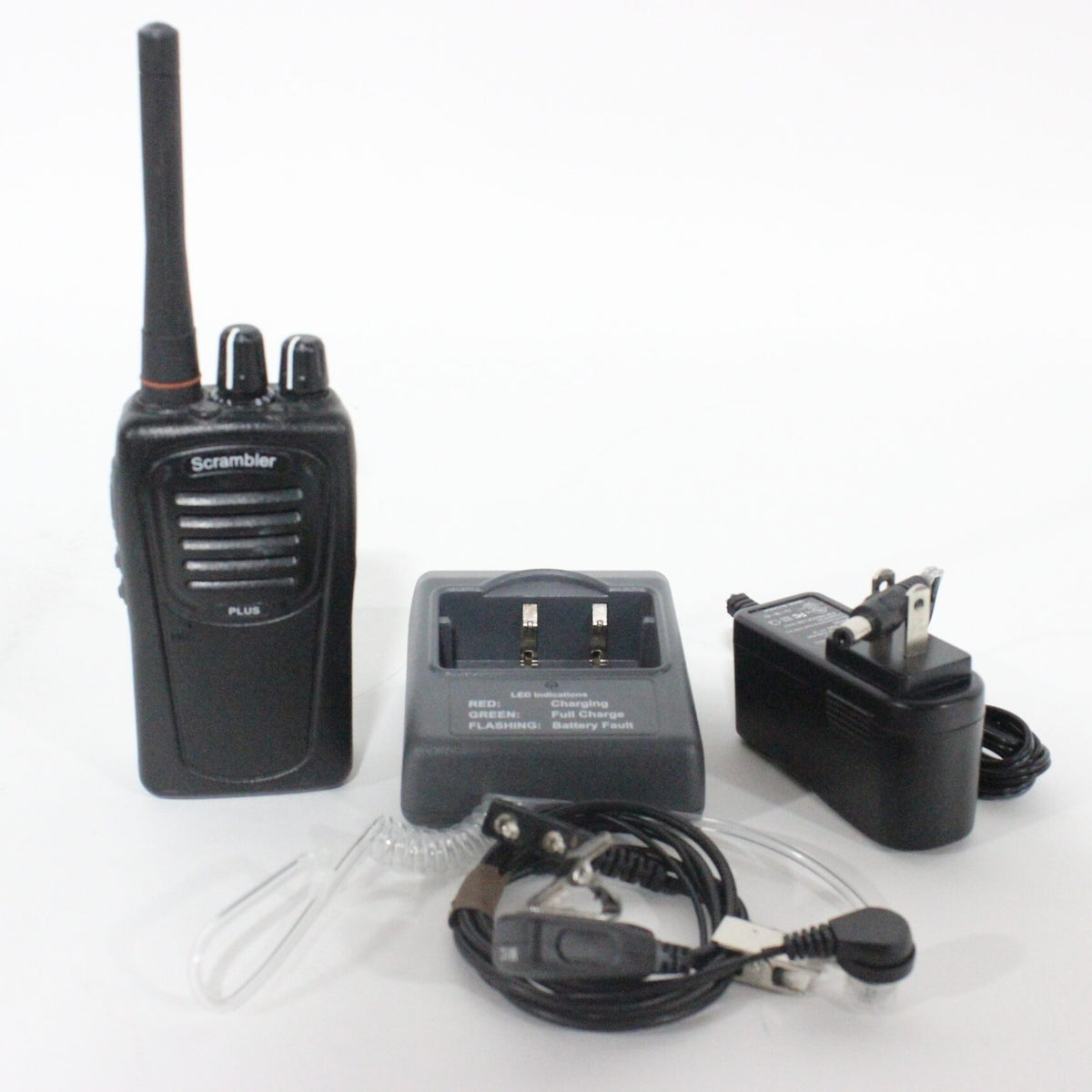 Eartec Scrambler SC-1000 Simplex Wireless PLUS 2-Way Radio w/ Ear Piec ...