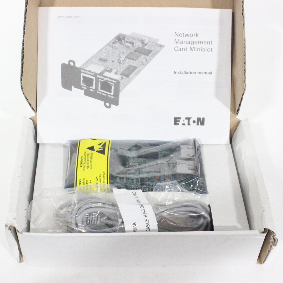 Eaton Network Card-MS Remote Management Adapter - 10/100Mb LAN/RS-232 ...