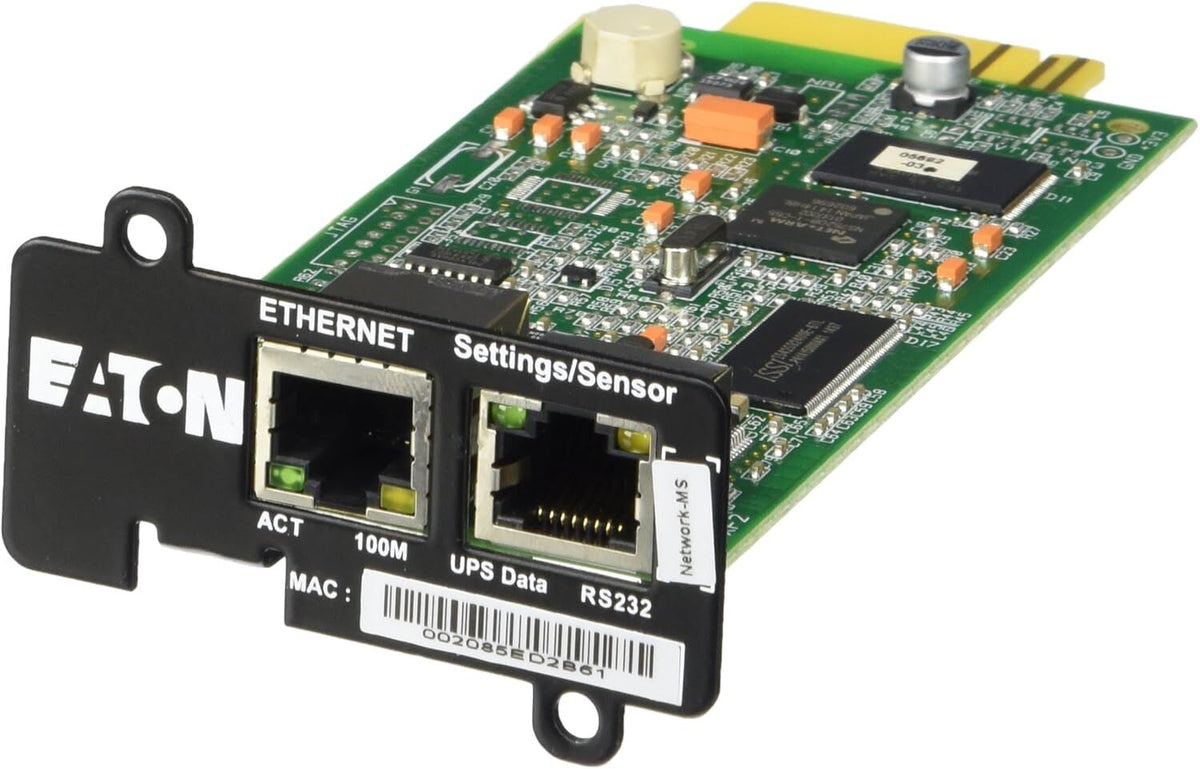 Eaton Network Card-MS 10/100Mb LAN/RS-232 Remote Management Adapter ...