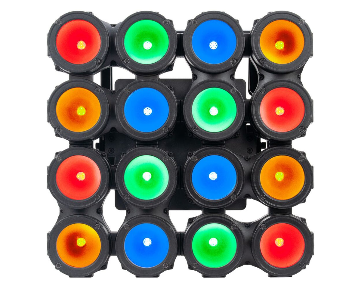 Elation CUE326 16IP 16x30W RGBA COB LED IP Rated Matrix Effect Fixture ...