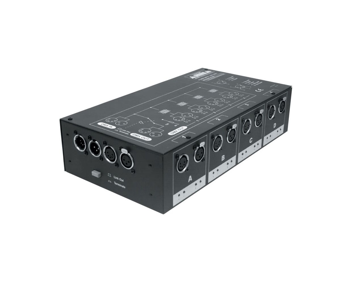 Elation DMX-BRANCH4 4-Way DMX Distributor – AVGear.com