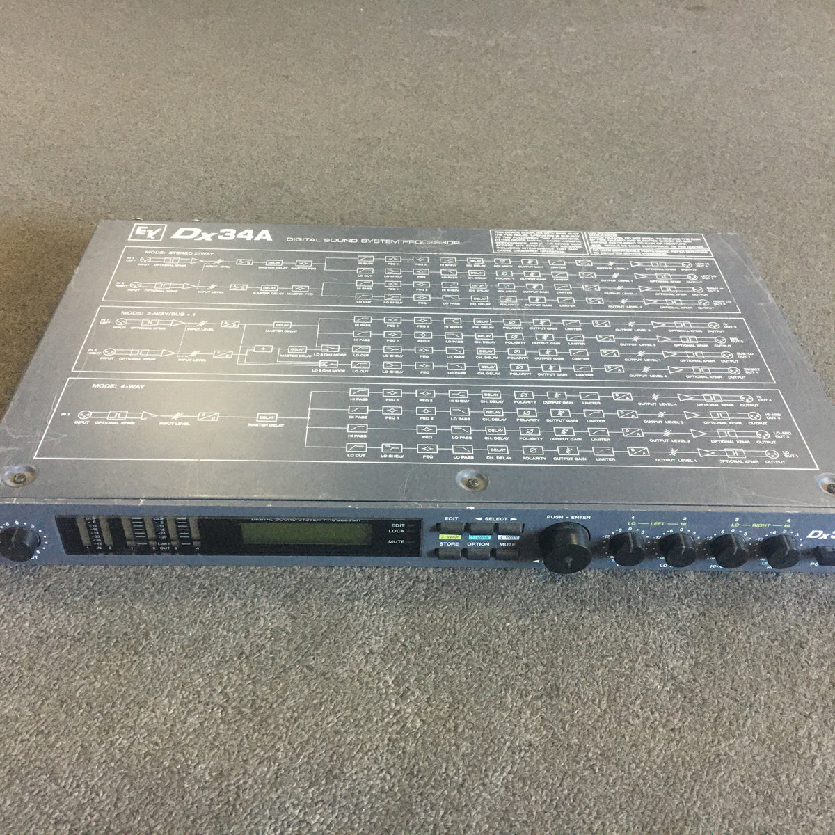 Electro-Voice Dx34A Digital Sound System Processor – AVGear.com