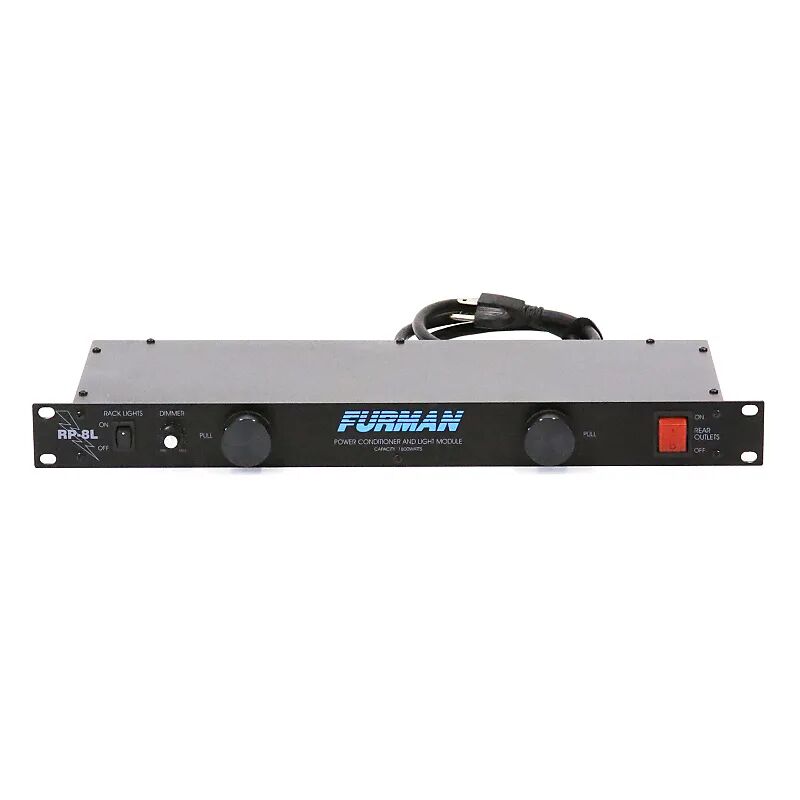 Furman RP-8L Power Conditioner w/ Light Module in 2RU Rack Case ...