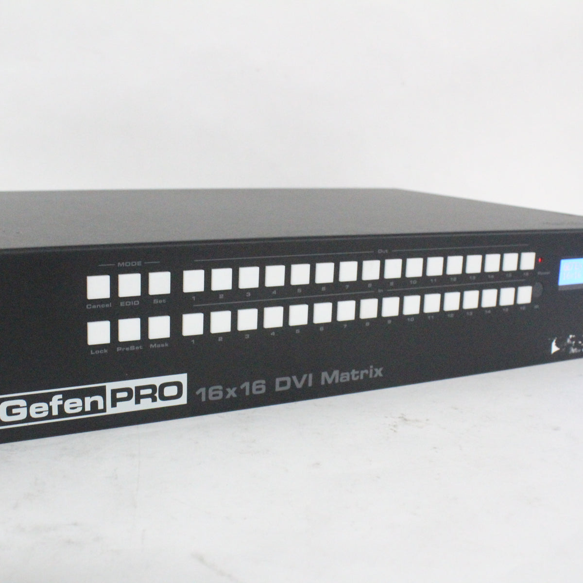 Gefen PRO GEF-DVI-16416-PB DVI Matrix with Front Panel Push Button Con ...