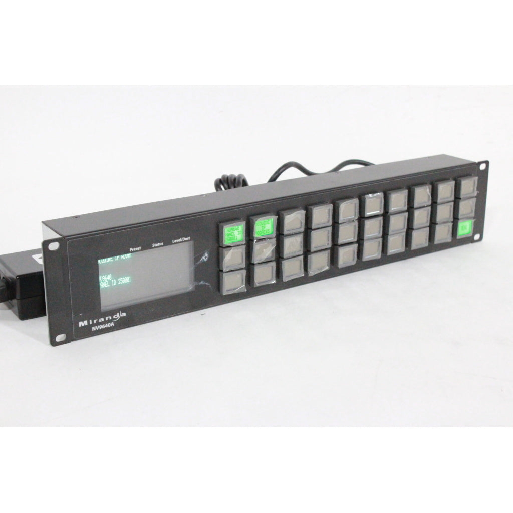 Grass Valley NV9640A 2 RU LCD X-Y Control Panel – AVGear.com