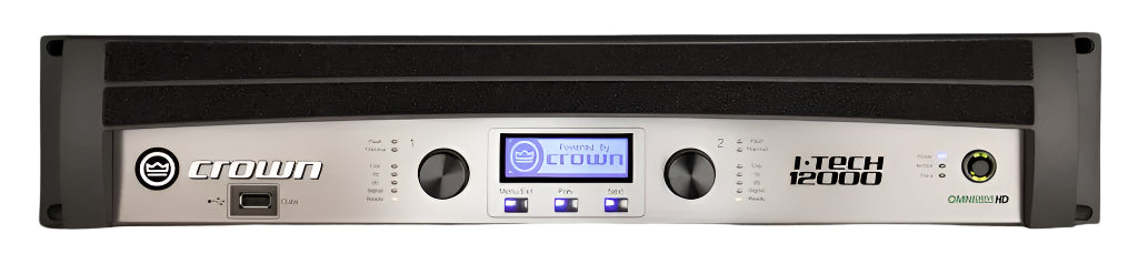 Crown I-Tech 12000 HD Series 2-Channel 4500W @ 4Ω Power Amplifier ...