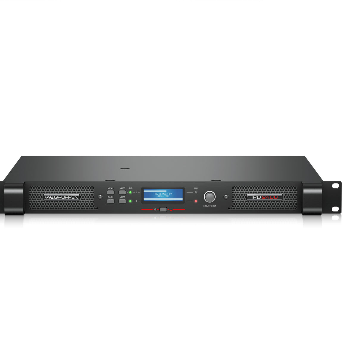 Lab.Gruppen IPD 2400 Compact 2,400 Watt 2-Channel DSP Controlled Power ...