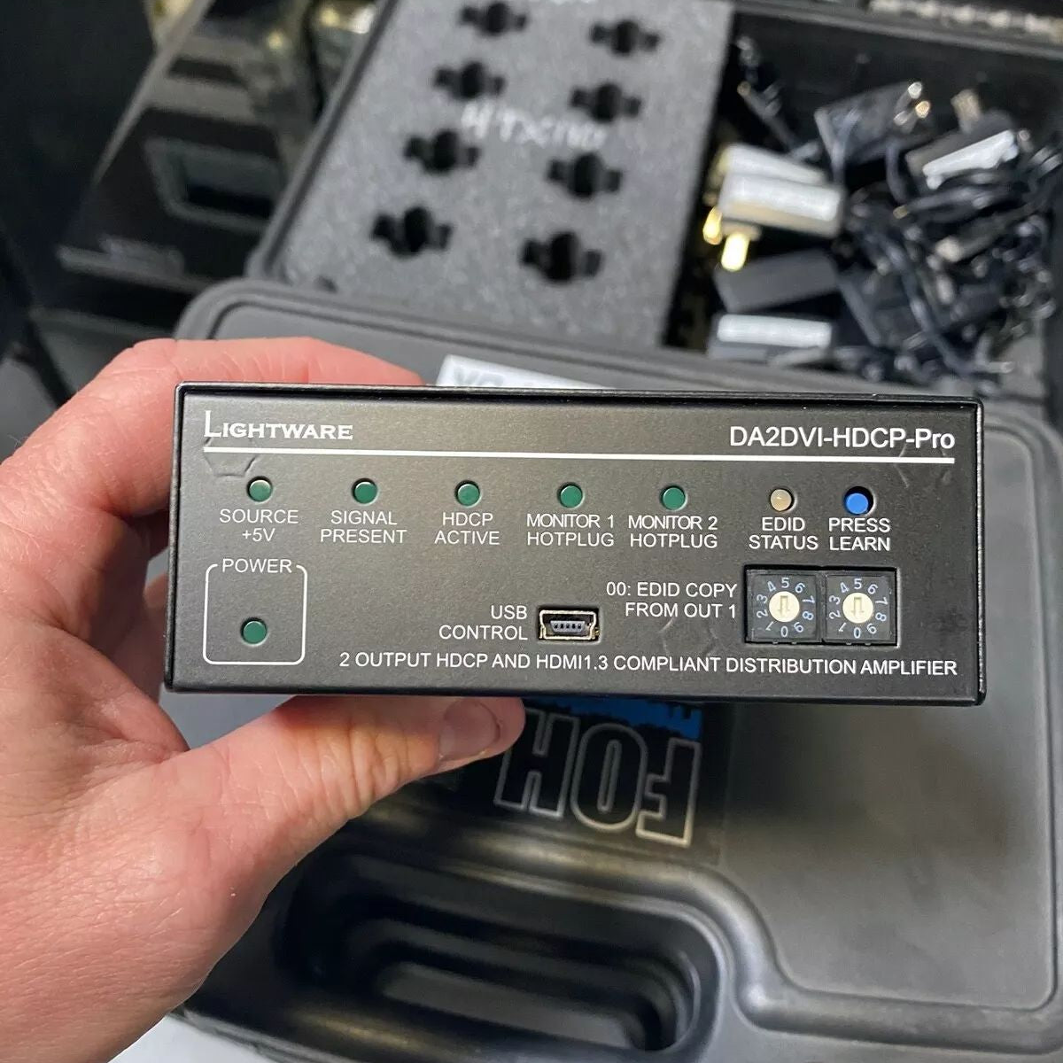 Lightware DA2DVI-HDCP-Pro 2 Output Distribution Amplifier – AVGear.com