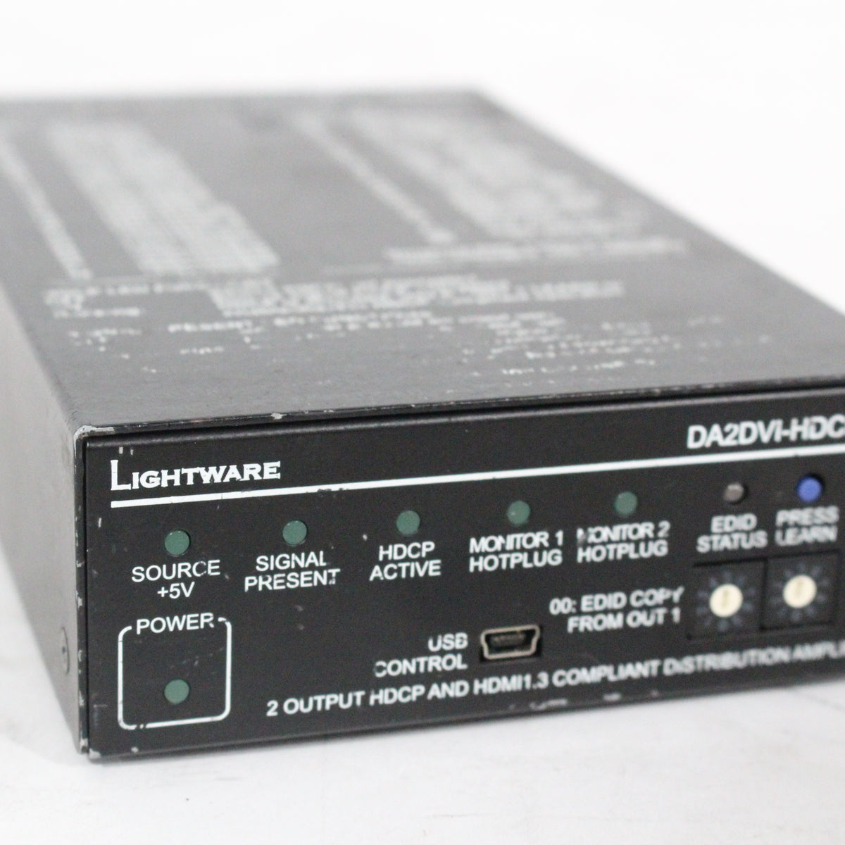 Lightware DA2DVI-HDCP-Pro Distribution Amplifier – AVGear.com