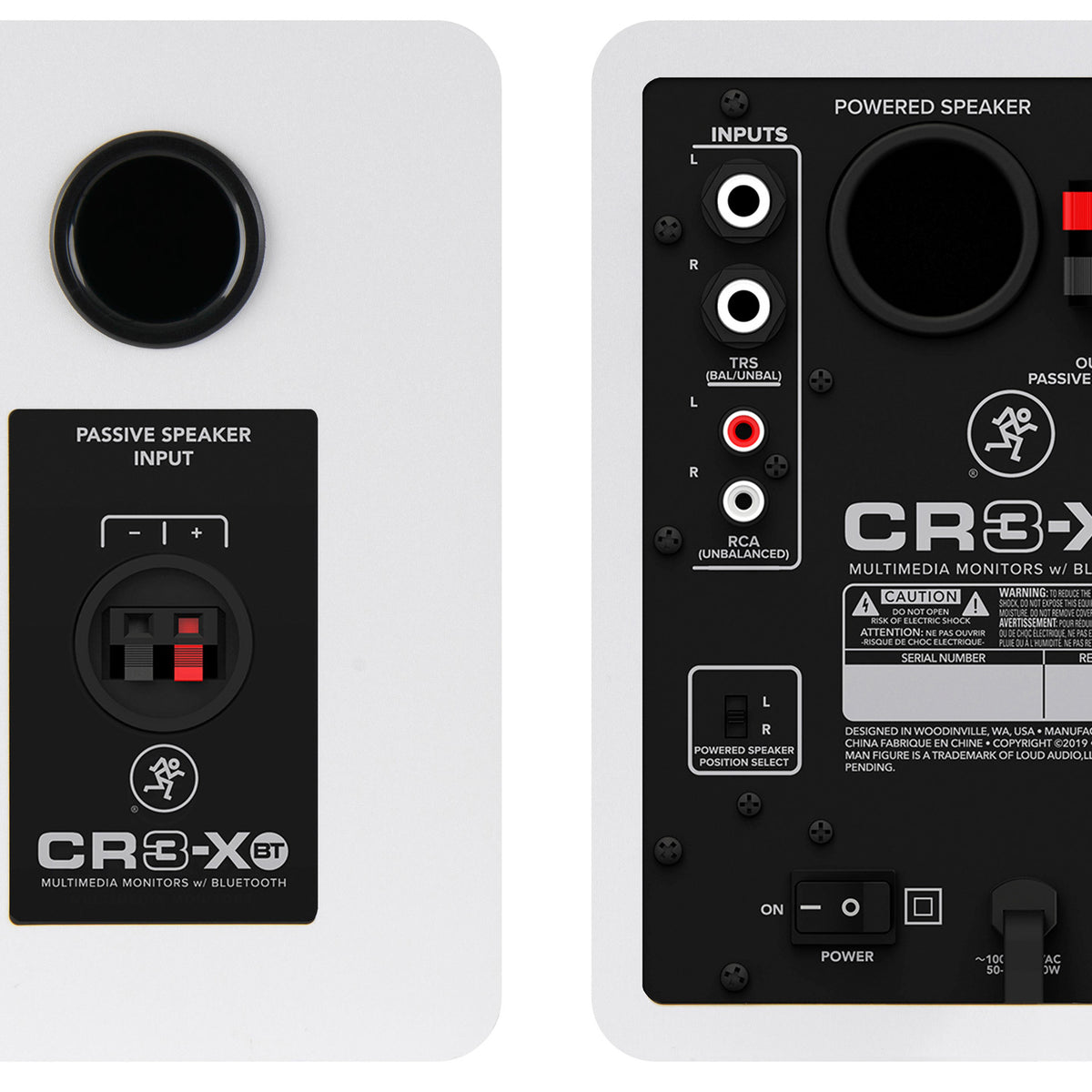 Mackie CR3-XBTLTD 3" Multimedia Monitors with Bluetooth – AVGear.com
