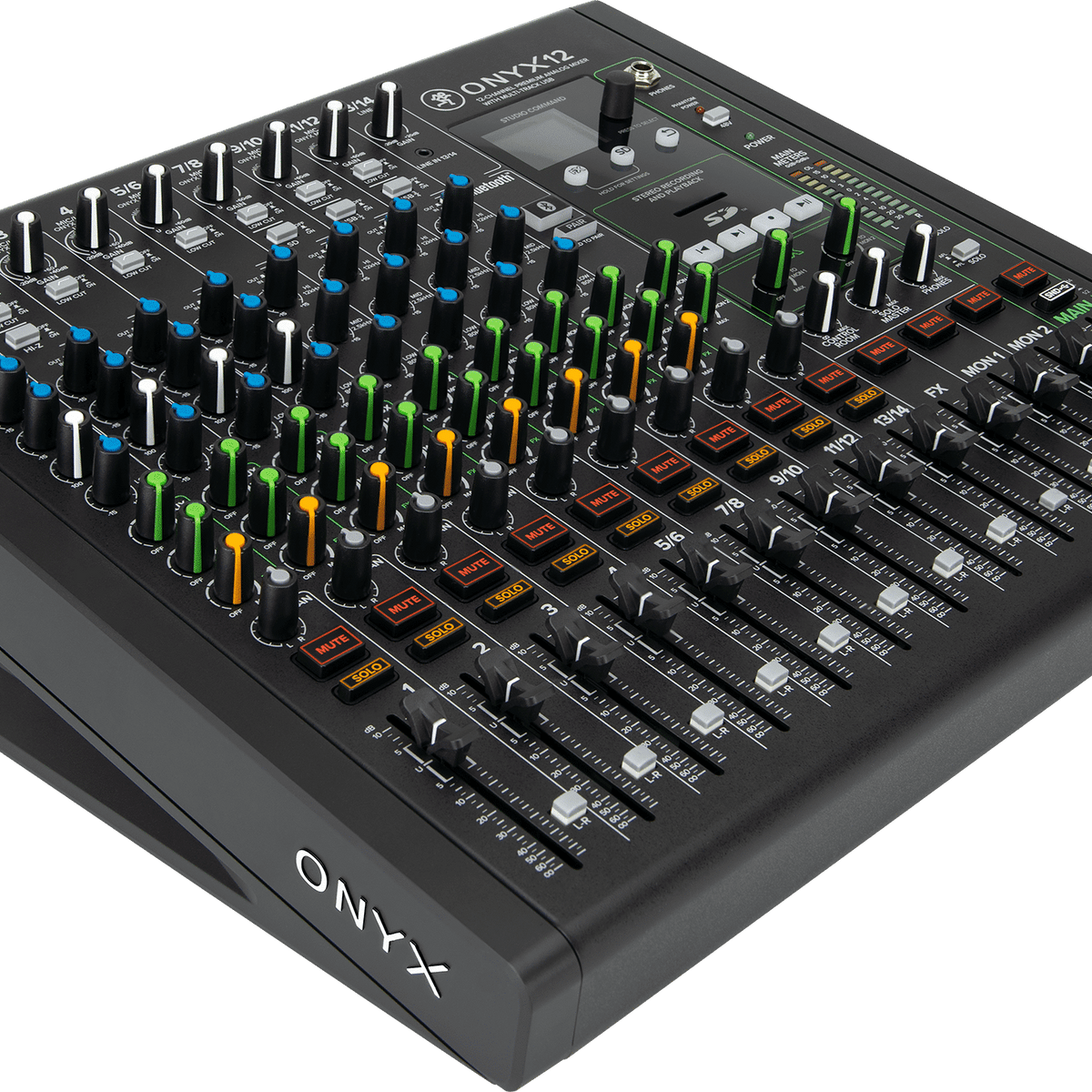 Mackie MCK-2053159-00 ONYX12 12-Channel Premium Analog Mixer with Mult ...