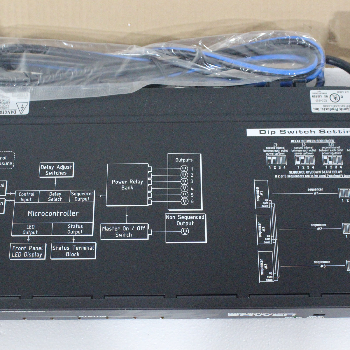 Middle Atlantic PDS-615R 6OUT Sequenced Rackmount Power (In Original B ...