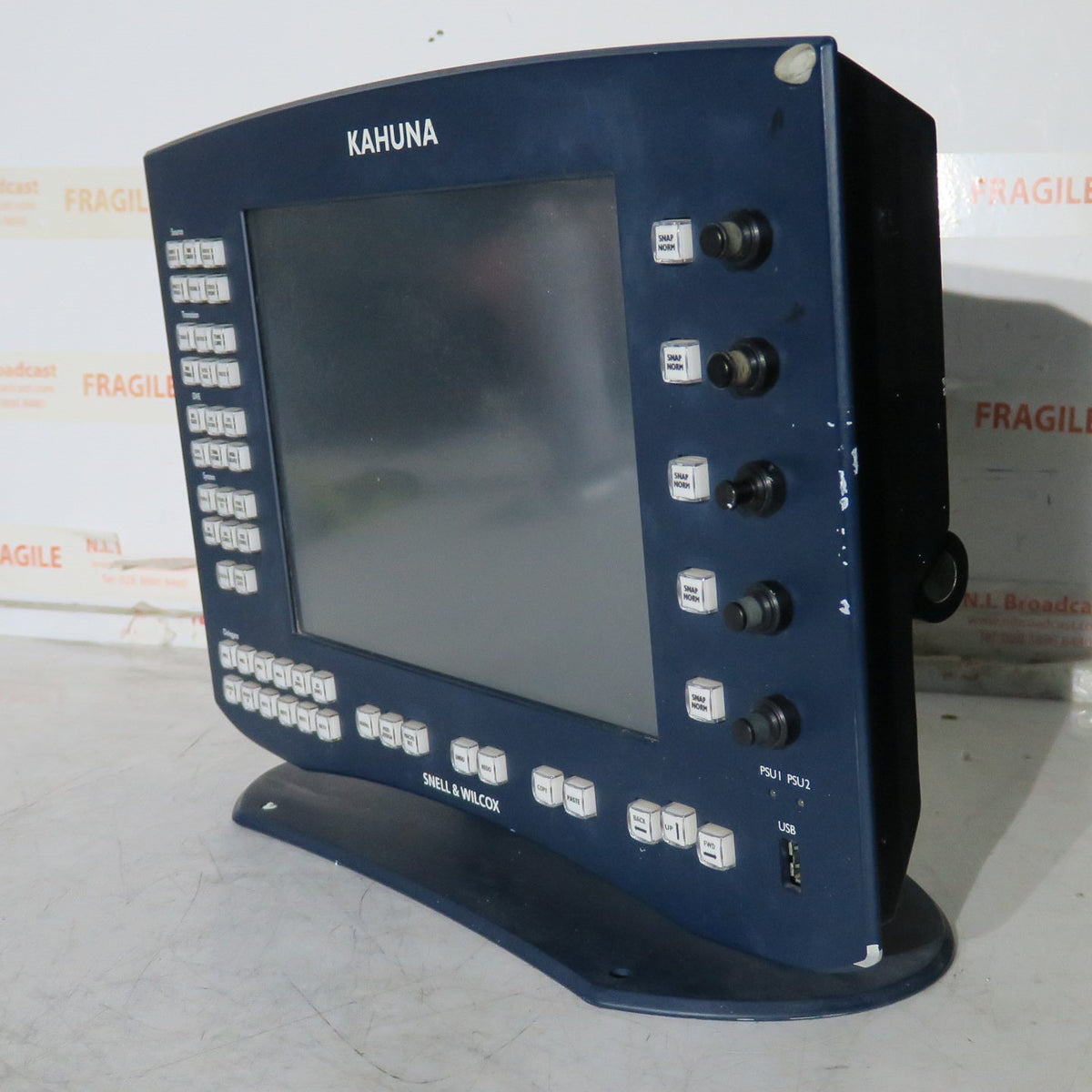 Mobile Production Desk with Snell & Wilcox Kahuna Digital Switcher (96 ...