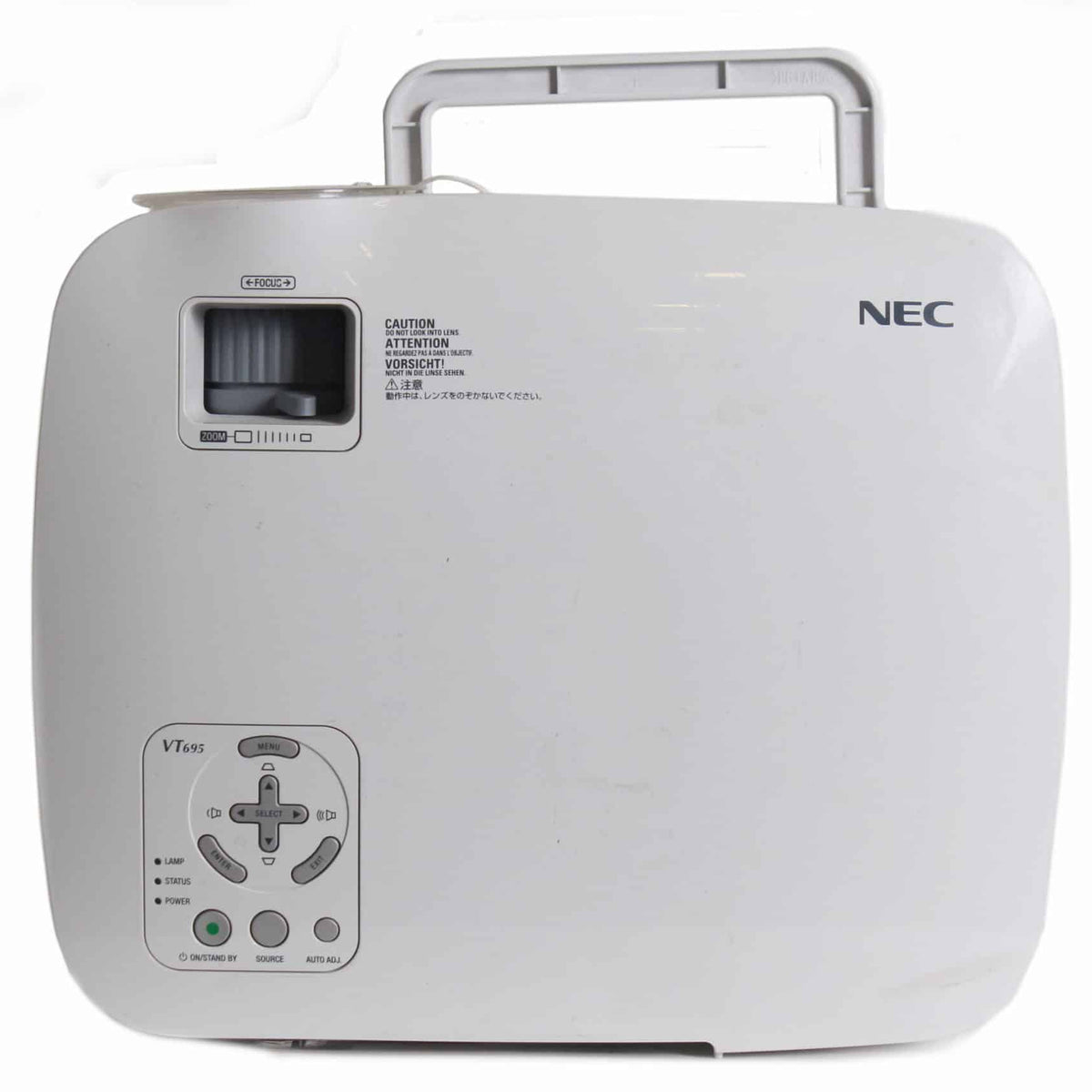 NEC VT695 XGA (1024 x 768) LCD Multimedia Projector 2500 ANSI Lumens ...