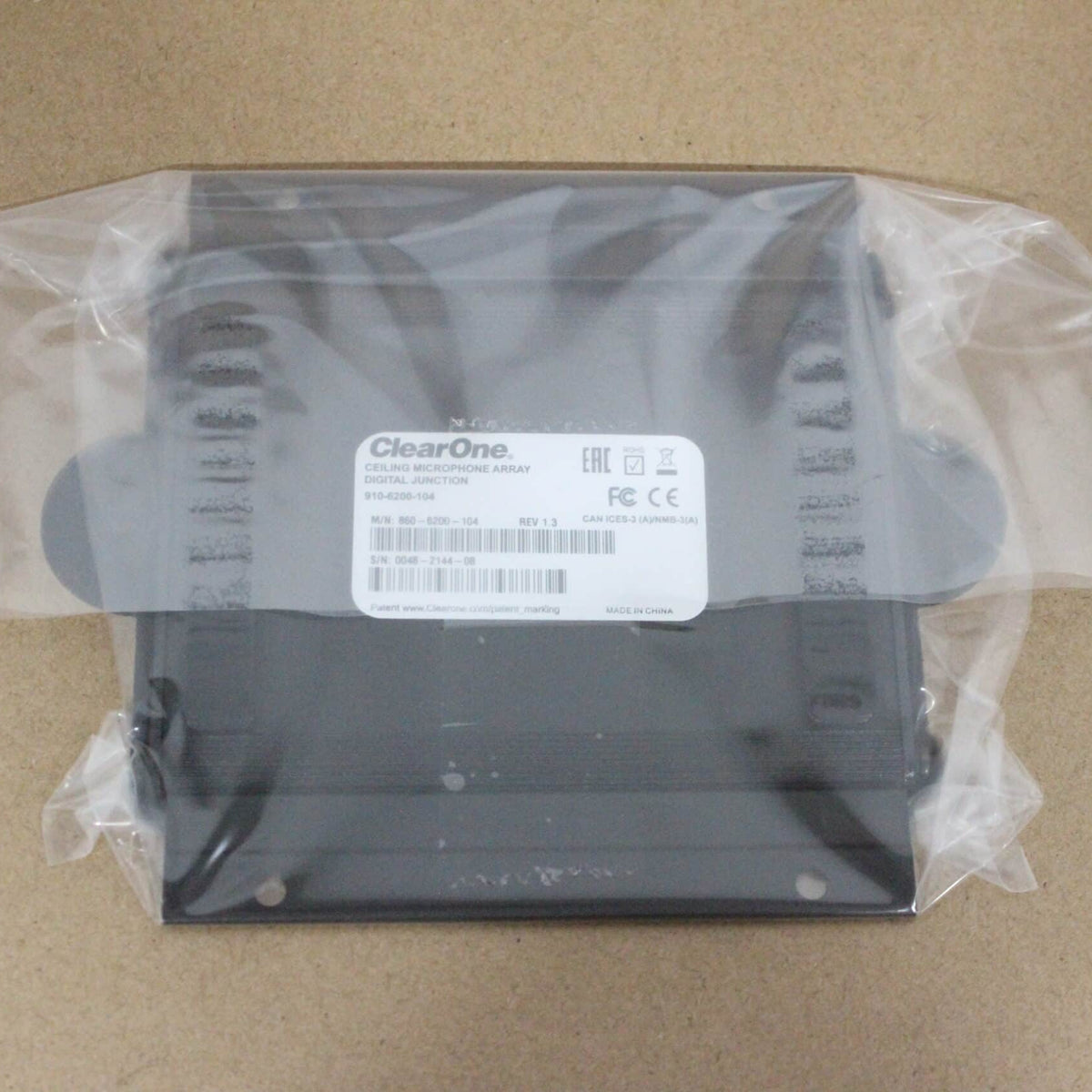 (NEW) ClearOne Ceiling Mic Array Digital Junction Box w/ Dante – AVGear.com