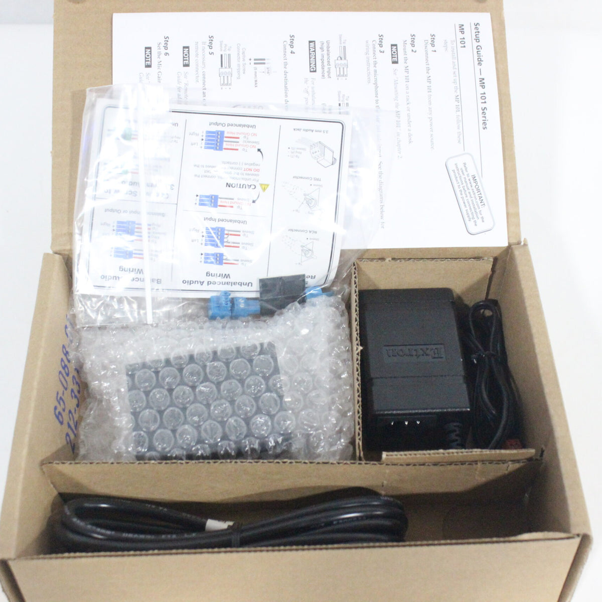 (NEW) Extron MP 101 Part No. 60-718-10 Microphone Preamplifier – AVGear.com