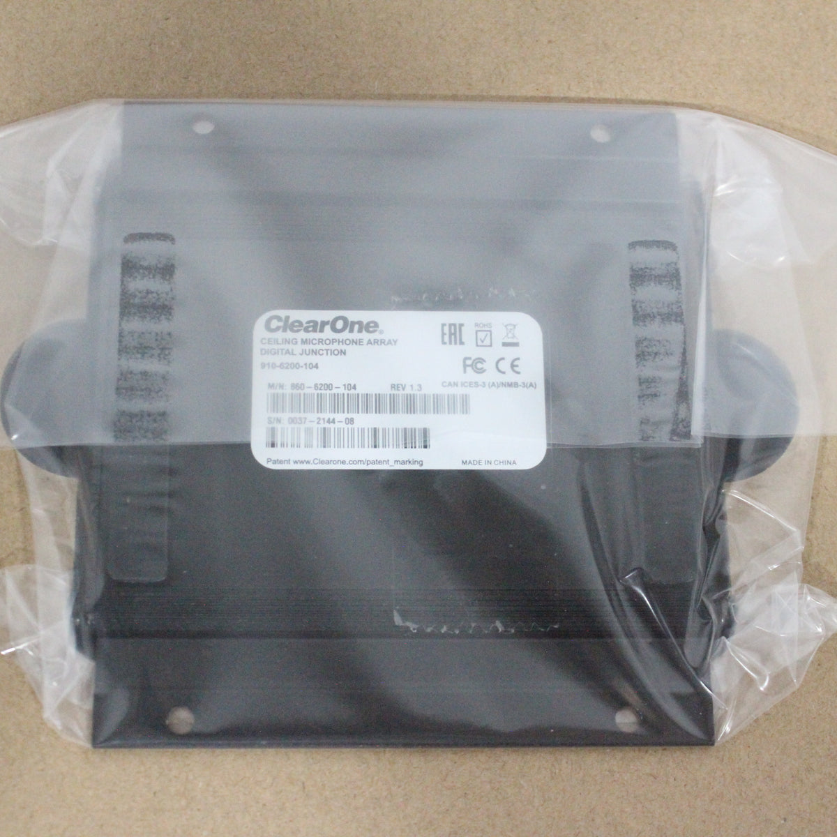 (NEW) ClearOne Ceiling Mic Array Digital Junction Box w/ Dante – AVGear.com