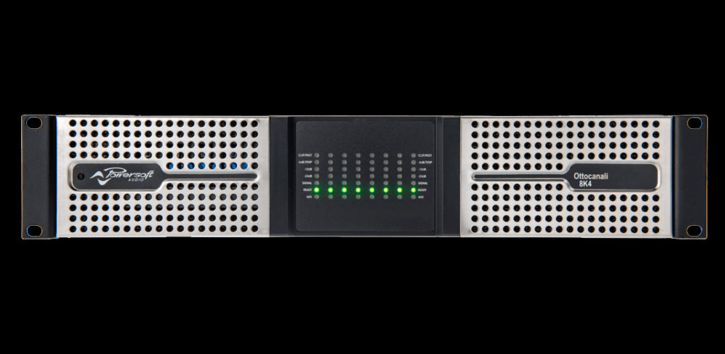 Powersoft Ottocanali 8K4 8-Channel Power Amplifier for Lo-Z and Hi-Z T ...