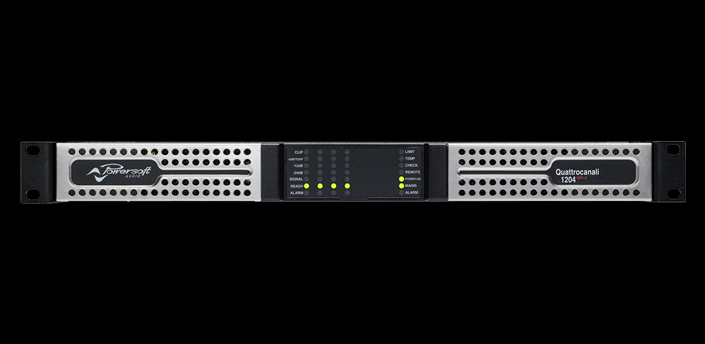 Powersoft QUATTROCANALI 1204 DSP+DANTE 4-Channel Power Amplifier, with ...