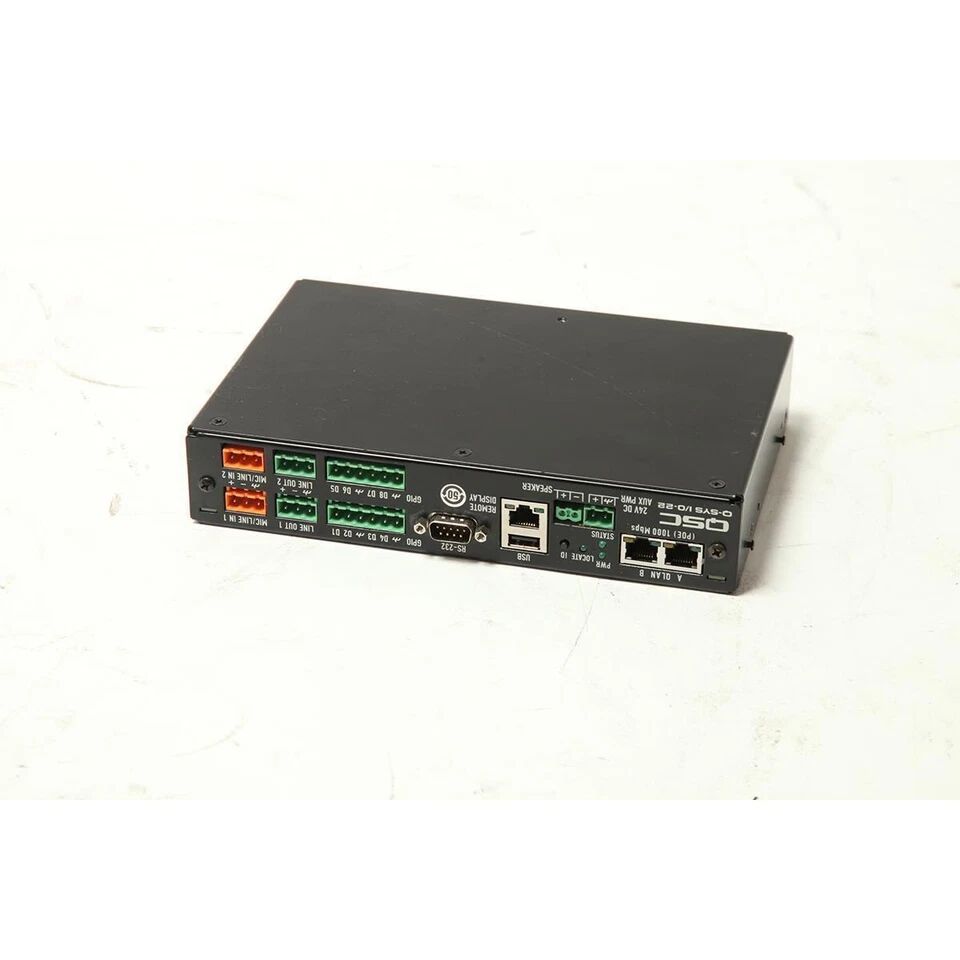 QSC Q-SYS I/O-22 Multipurpose I/O Peripheral – AVGear.com