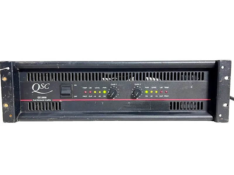 QSC EX 2500 2500 EX Series High Efficiency Professional Power Amplifie ...