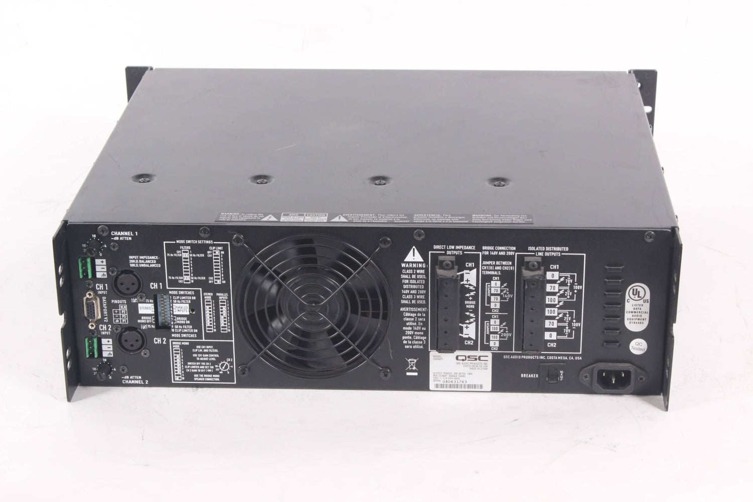 QSC ISA-300Ti 400W Dual Channel Amplifier – AVGear.com