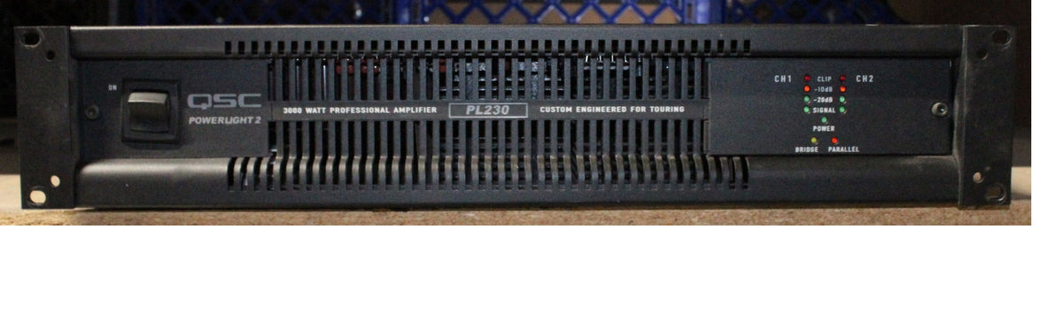 QSC PL 230 PowerLight 2 Series Professional Power Amplifiers – AVGear.com