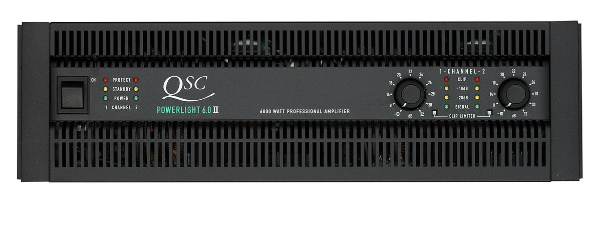 QSC PL 6.0 PowerLight Series Professional Power Amplifiers – AVGear.com