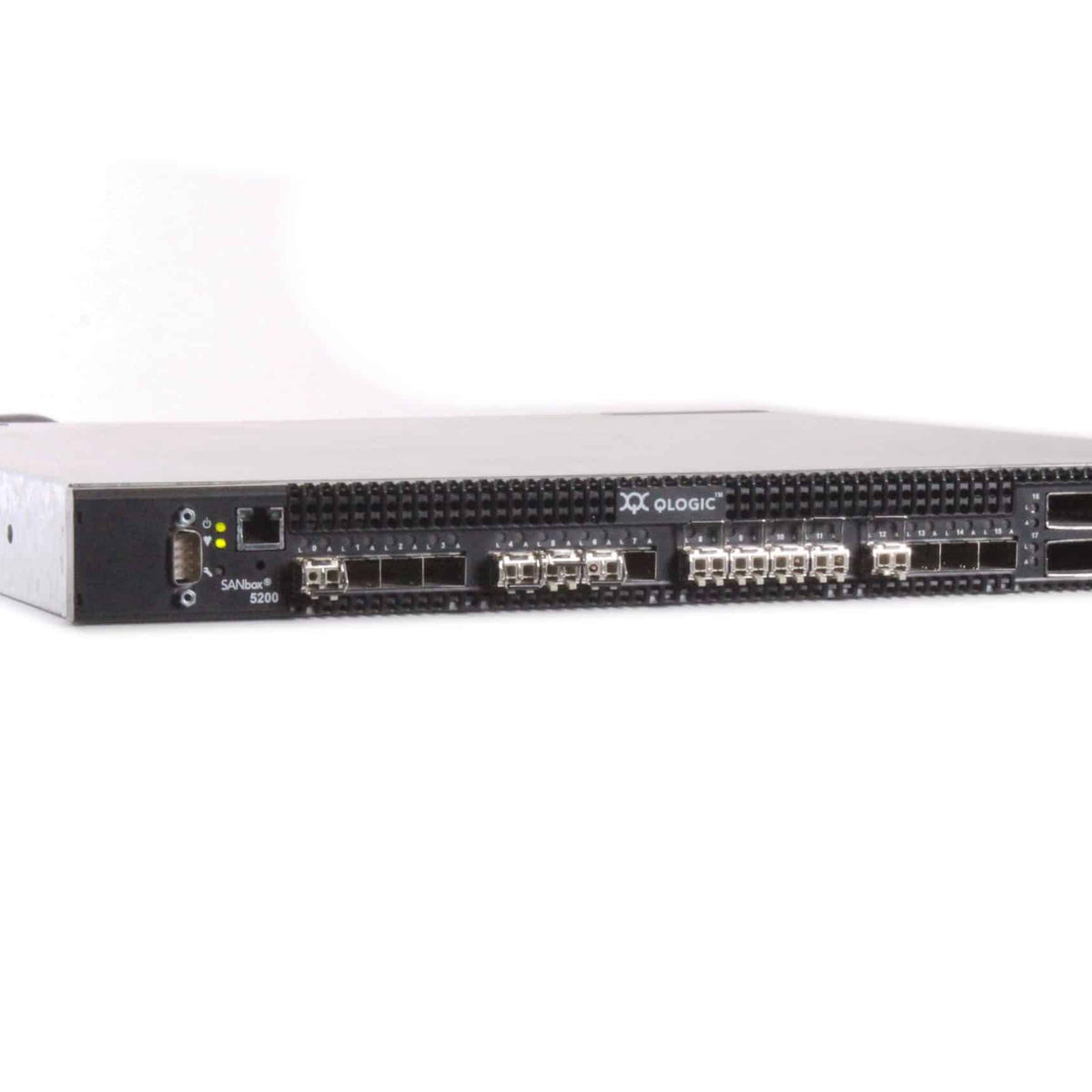 Qlogic SANbox 5202 16-Port Full Fabric 2GB Switch – AVGear.com