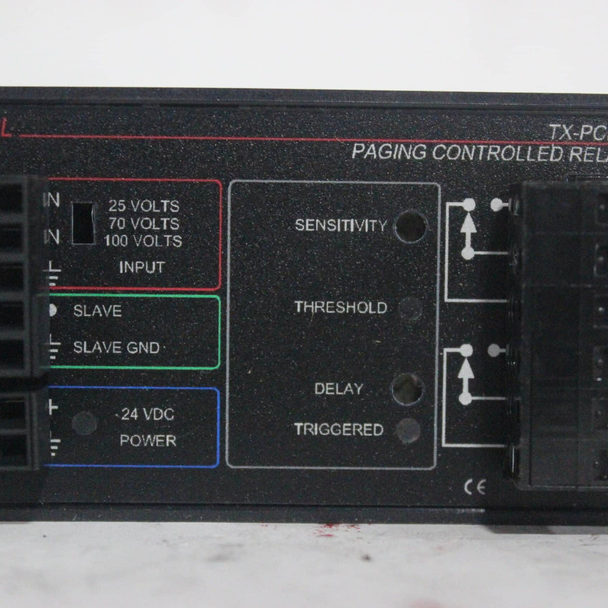 RDL TX-PCR1 Paging Controlled Relay (Switches Between 25, 70 and 100V ...
