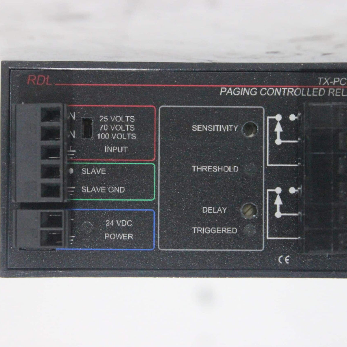 RDL TX-PCR1 Paging Controlled Relay (Switches Between 25, 70 and 100V ...