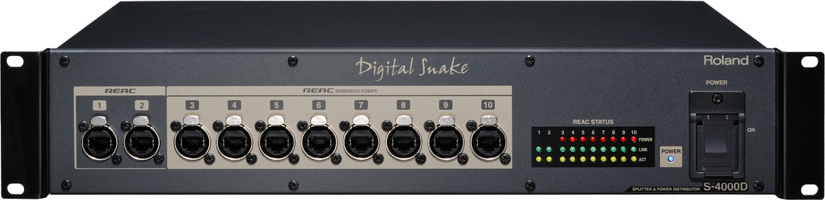 Roland S-4000D Digital Snake Splitter and Power Distributor – AVGear.com