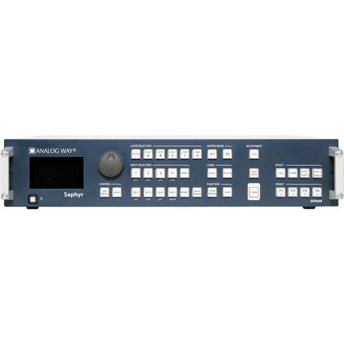 Analog Way Saphyr SPX450 Multi-Layer Mixer Seamless Switcher – AVGear.com