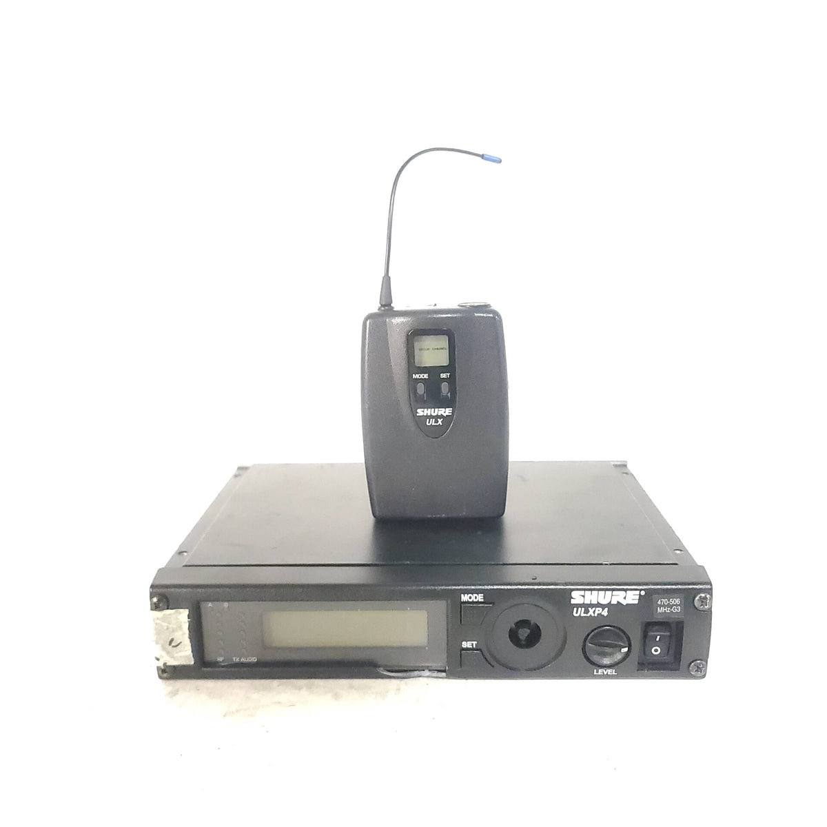 Shure ULXP4 Wireless System (G3: 470-506 MHz) w/ Shure ULX Belt Pack ...