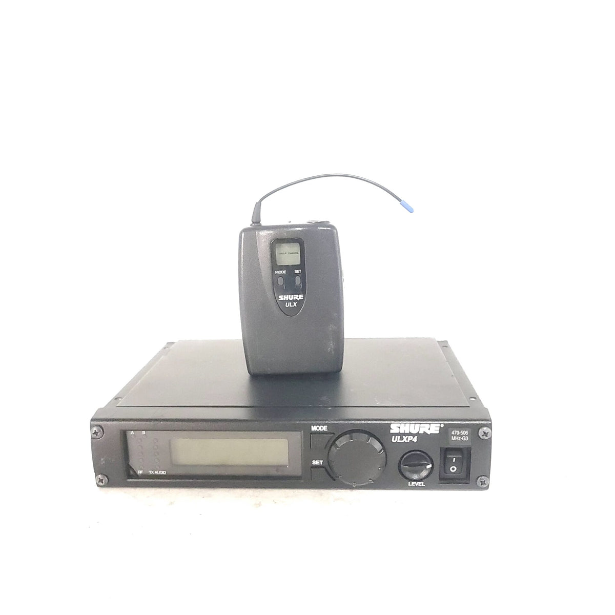Shure ULXP4 Wireless System (G3: 470-506 MHz) w/ Shure ULX Belt Pack ...